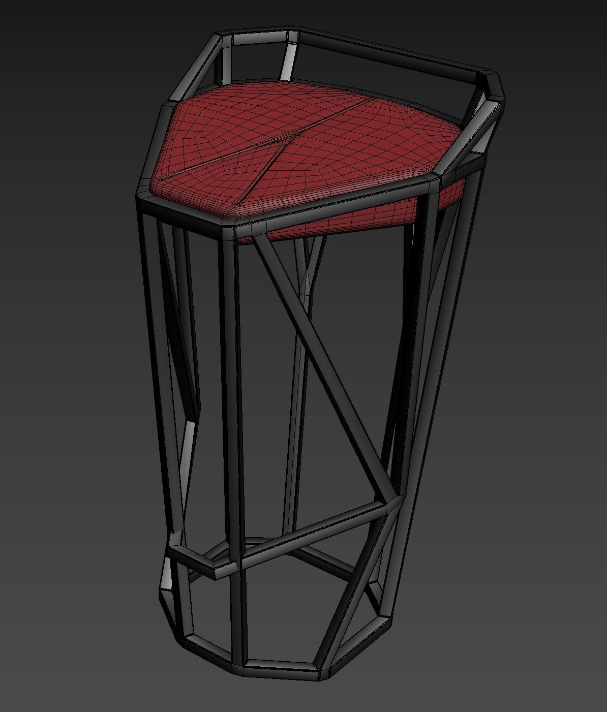 Bar chair octa 3D model | CGTrader