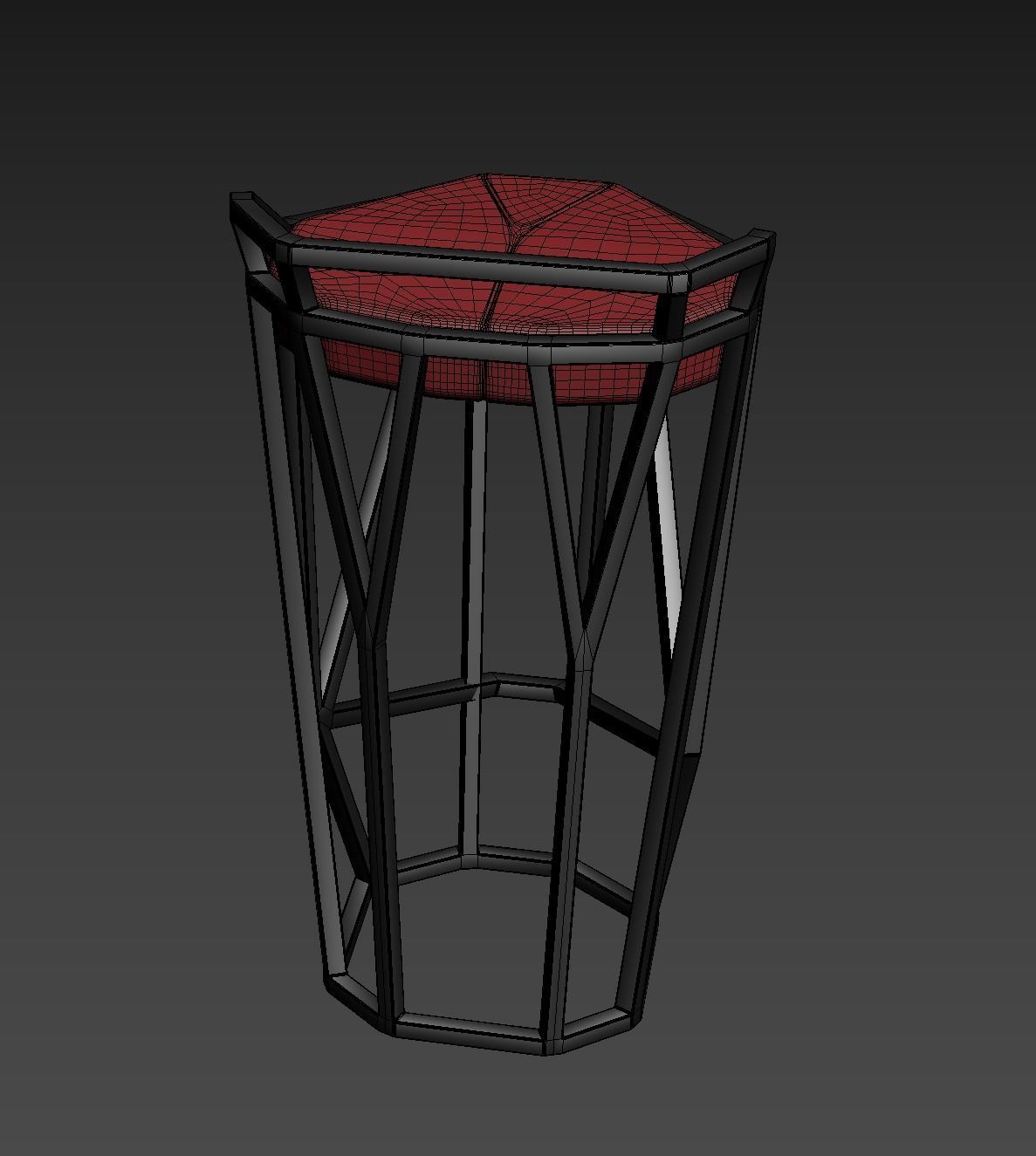 Bar chair octa 3D model | CGTrader