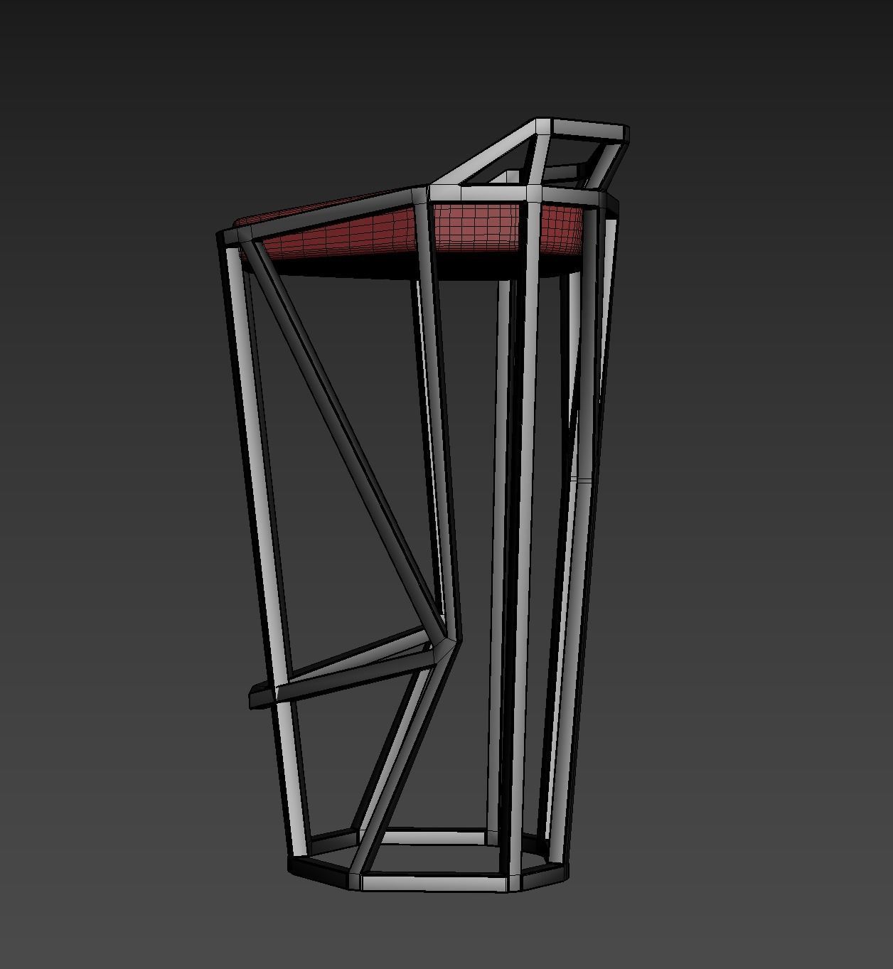 Bar chair octa 3D model | CGTrader