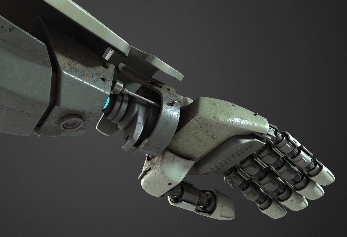 Robotic Power Arm 3D model | CGTrader