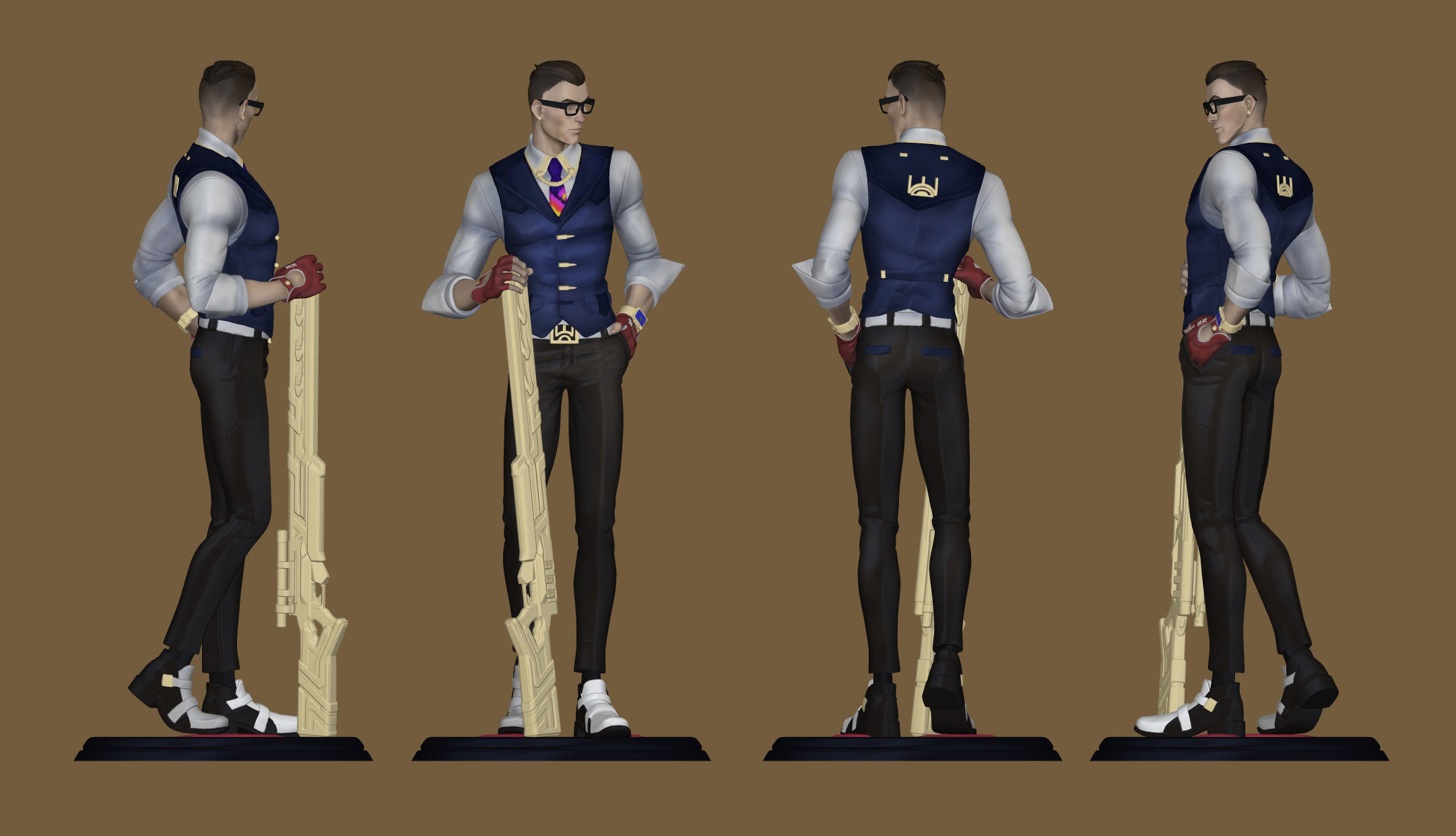 Chamber Valorant 3D model 3D printable | CGTrader