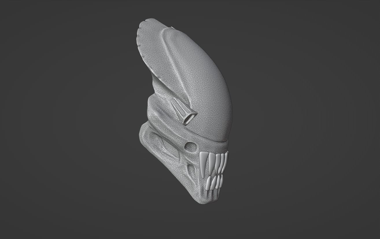 Predator Xenomorph mask 3D model 3D printable | CGTrader