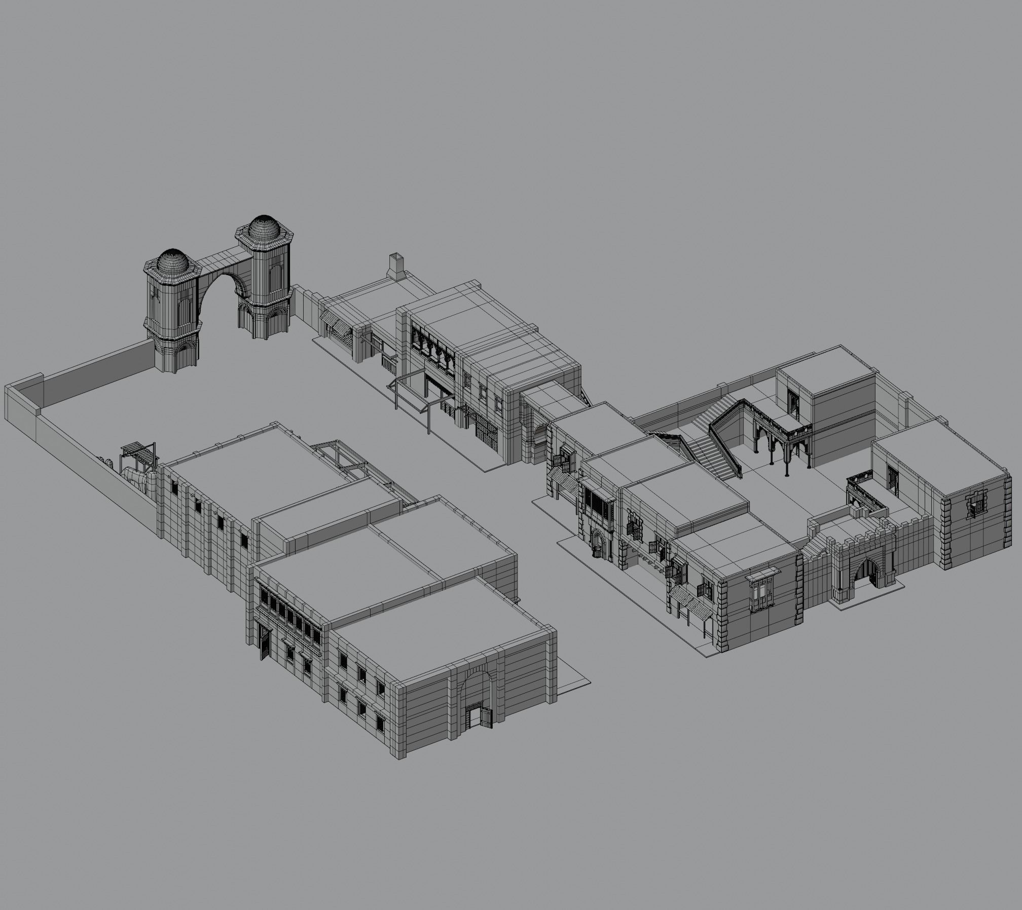 ancient desert building 3D model | CGTrader