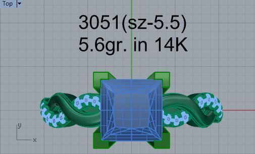 Diamond textured ring 3051 3D print model 3D model 3D printable | CGTrader