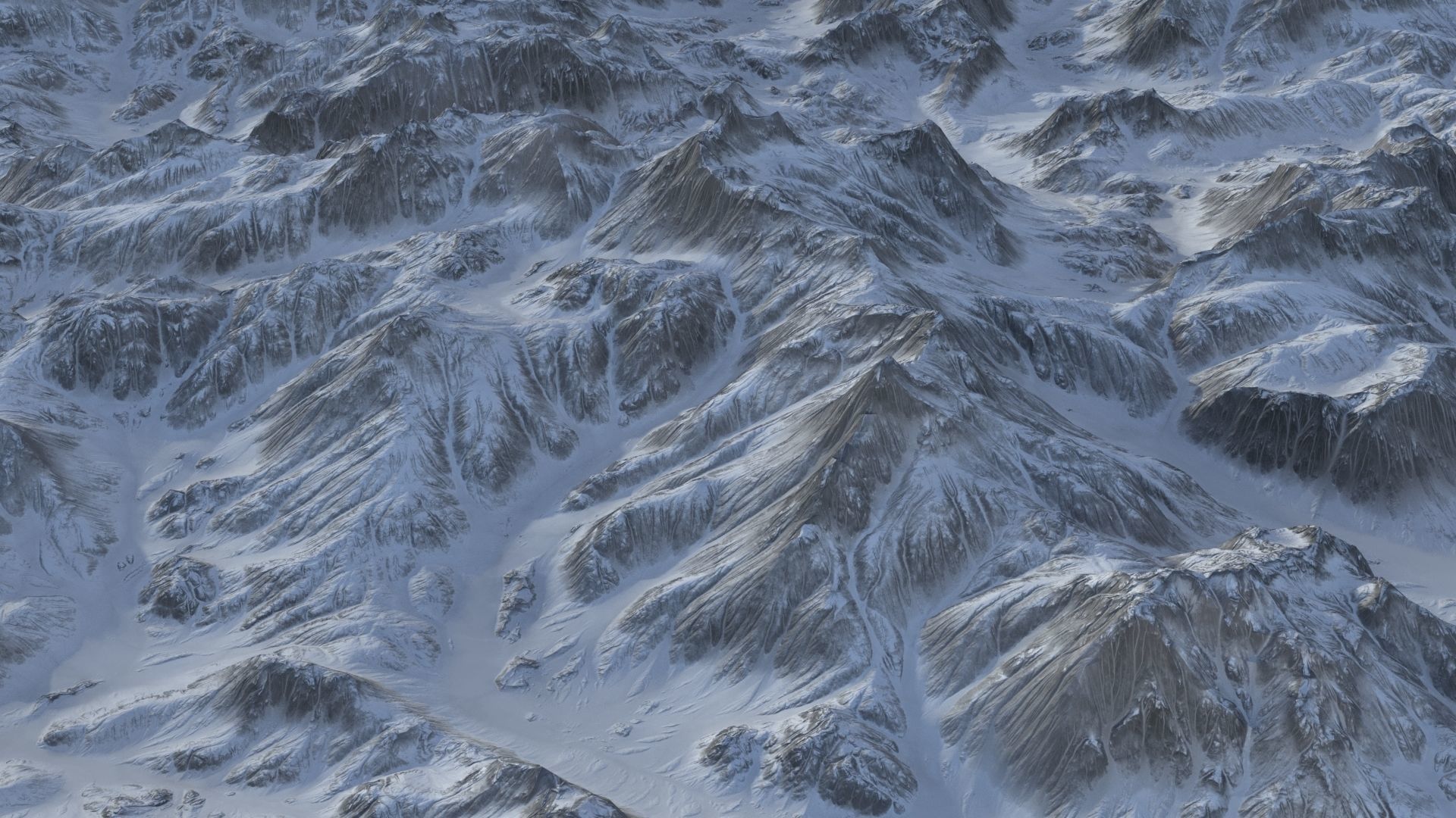 3D model snow land 03 VR / AR / low-poly | CGTrader