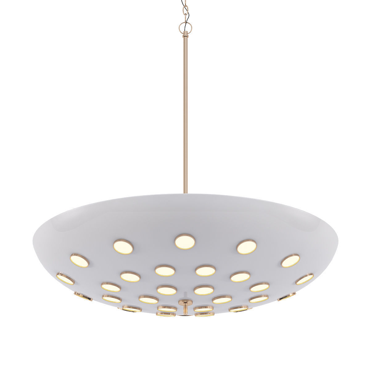 The Gerard pendant light with gold dots 3D model | CGTrader