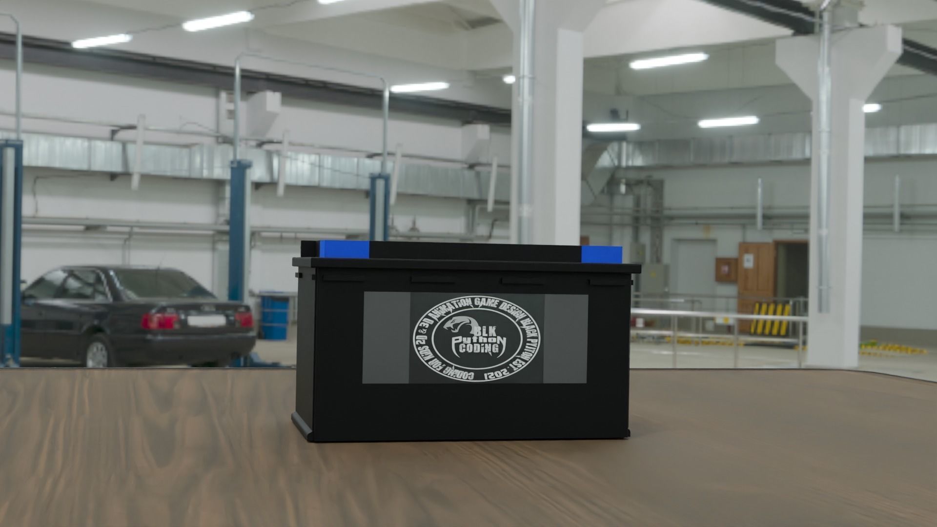 Car Battery free VR / AR / low-poly 3D model | CGTrader