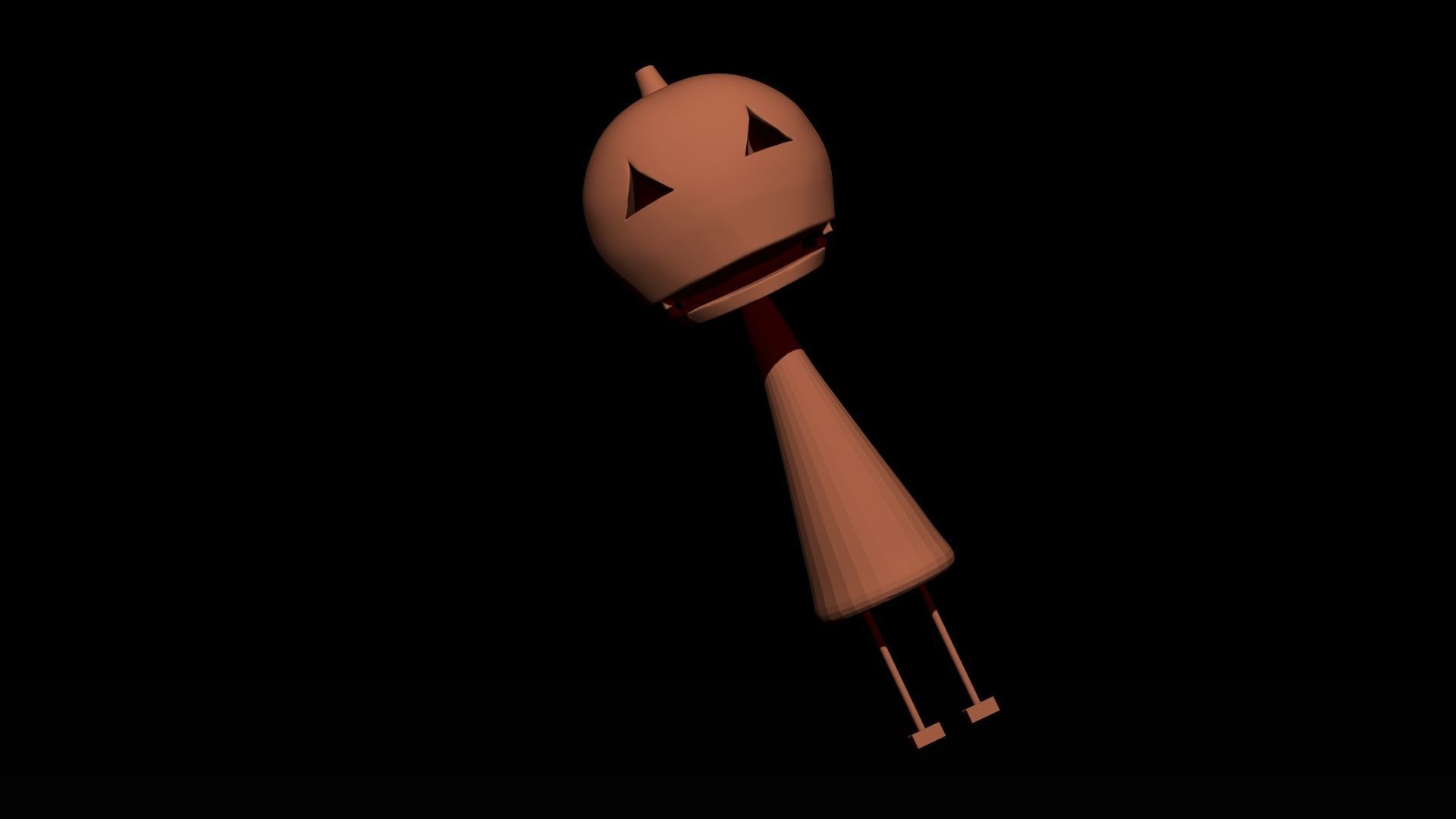 Halloween pumpkin head 3D model 3D printable | CGTrader