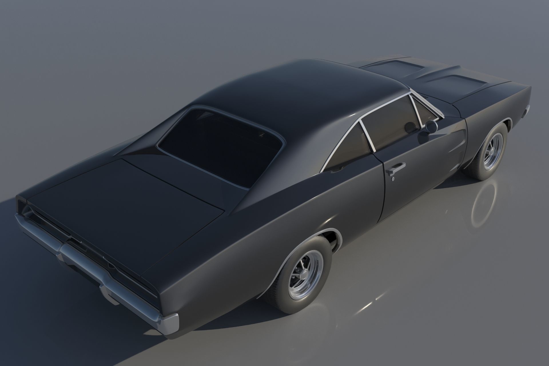 Dodge Charger 1969 3D model 3D printable | CGTrader