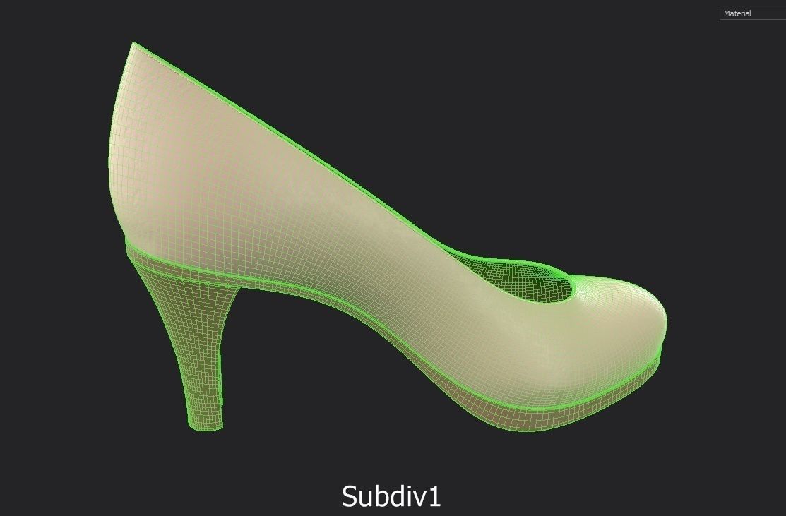 3D model Women Shoes M01 VR / AR / low-poly | CGTrader