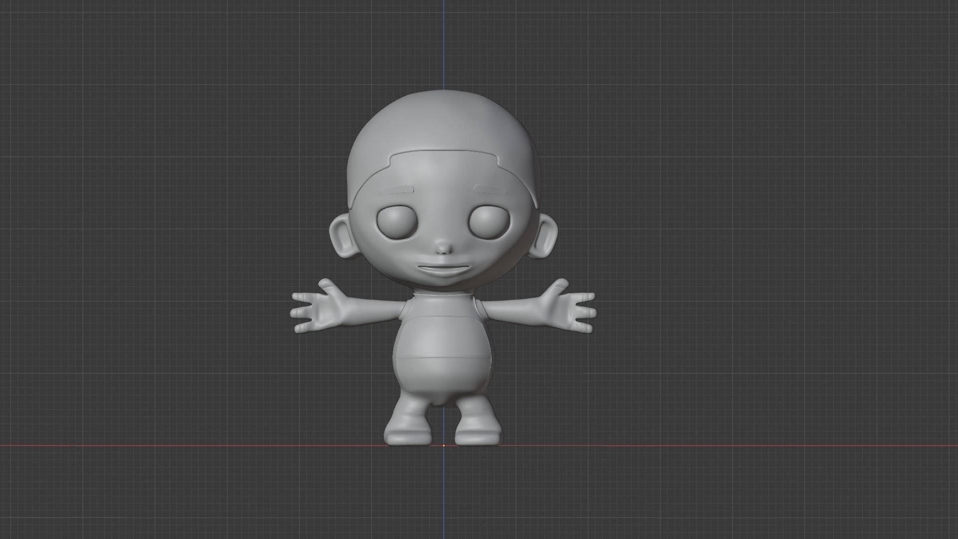 Rigged baby character 3D model rigged | CGTrader