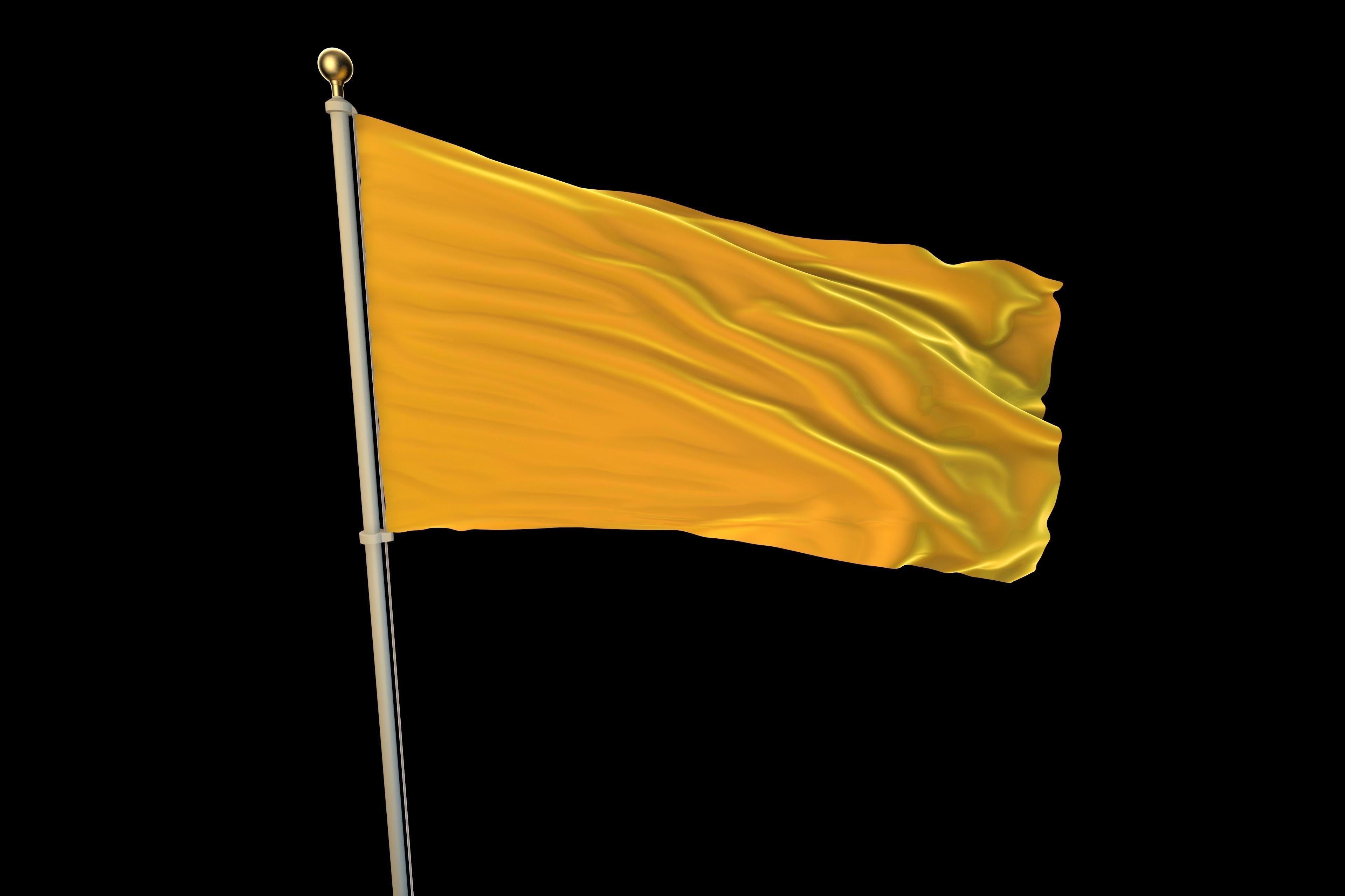 Realistic Animated Flag - Put your own texture 3D model animated | CGTrader