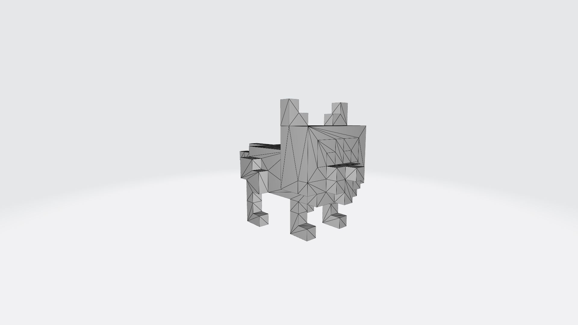 3D model Voxel Fox VR / AR / low-poly | CGTrader