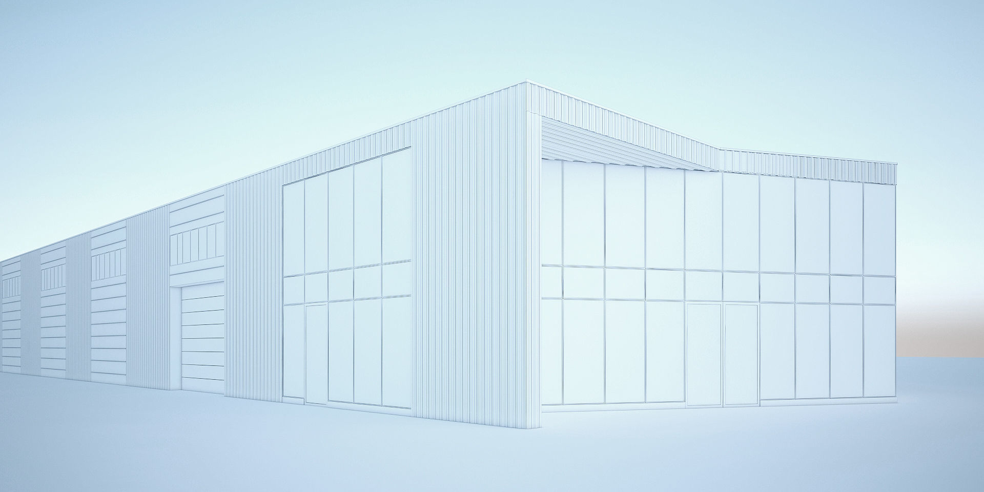 Logistics center 3D model | CGTrader