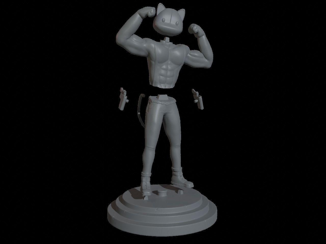 Meowscles Fortnite 3D model 3D printable | CGTrader