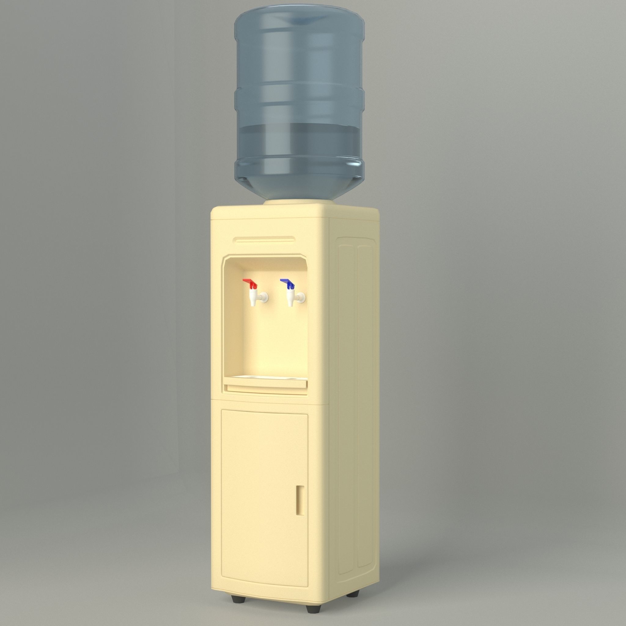 3D model Water Dispenser with cabinet VR / AR / low-poly | CGTrader