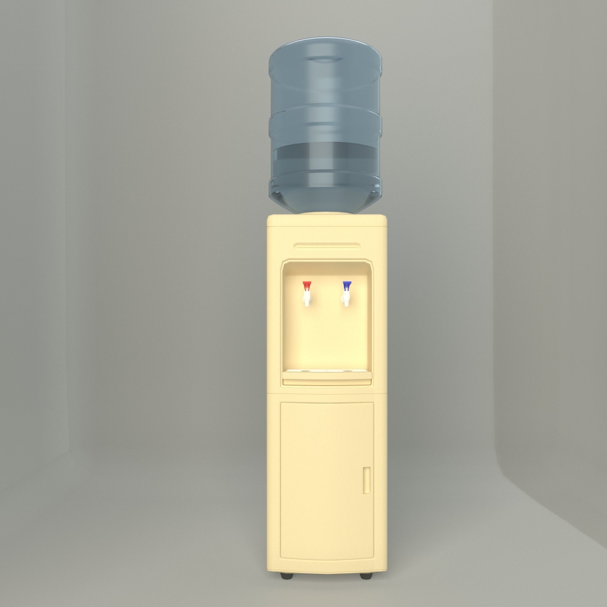 3D model Water Dispenser with cabinet VR / AR / low-poly | CGTrader