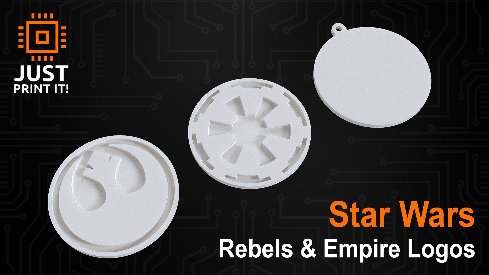 Star Wars Rebels Empire Logos free 3D model 3D printable | CGTrader