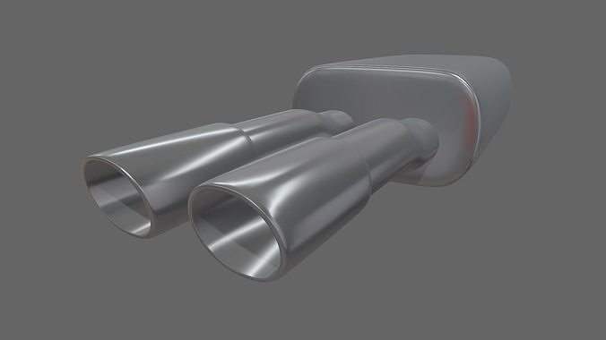 3D model Car Exhaust Pipe VR / AR / low-poly | CGTrader