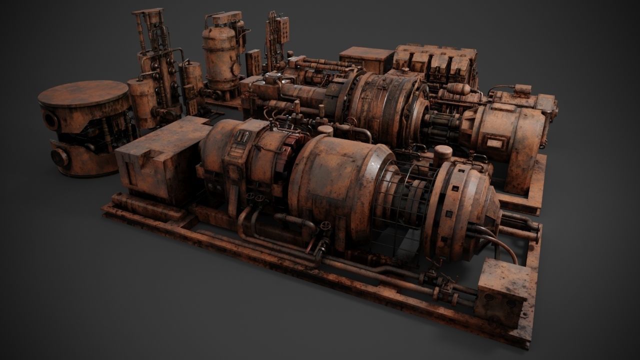 Machinery devices pack Vol1 3D model | CGTrader