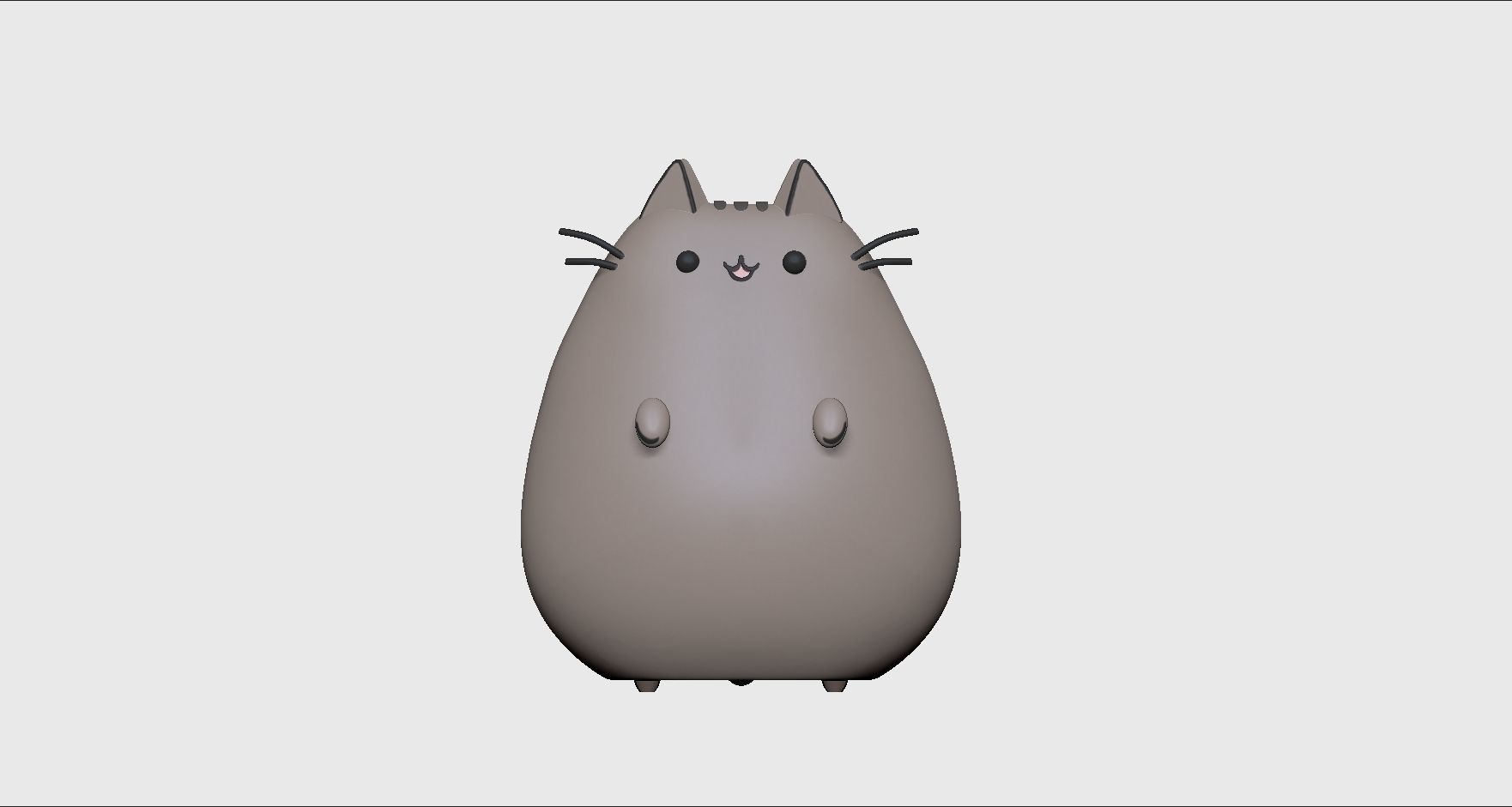 Pusheen Pack - Cat 3D model 3D printable | CGTrader