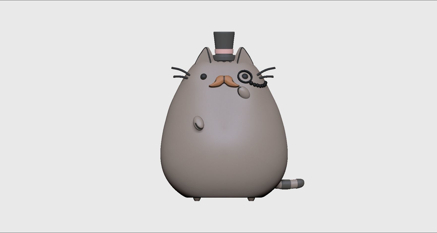 Pusheen Pack - Cat 3D model 3D printable | CGTrader