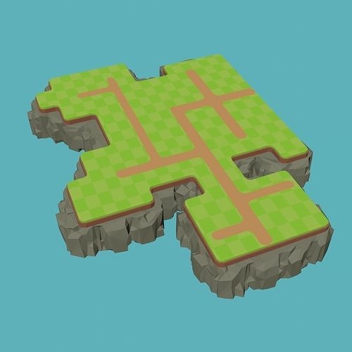 island free 3D model | CGTrader