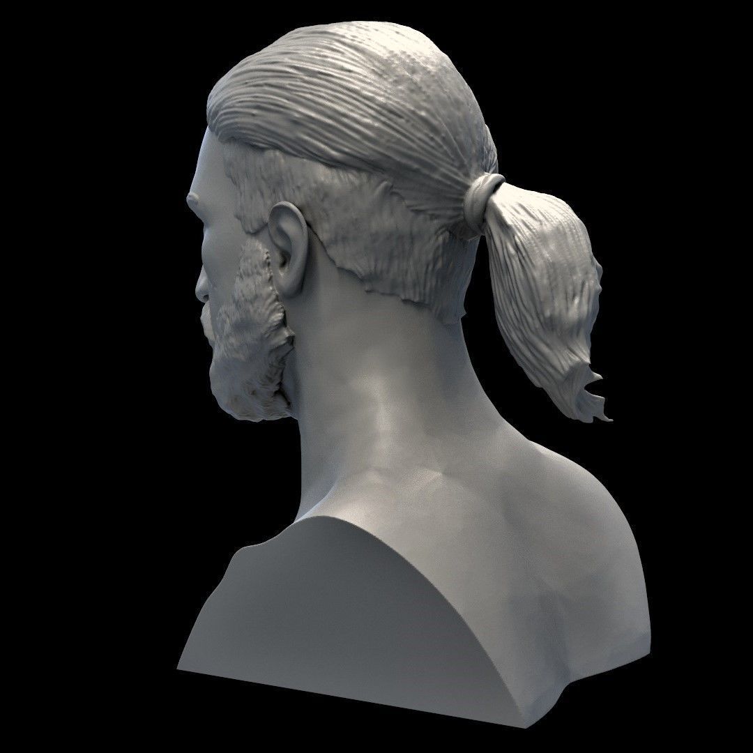 Witcher Geralt of Rivia 3D model 3D printable | CGTrader
