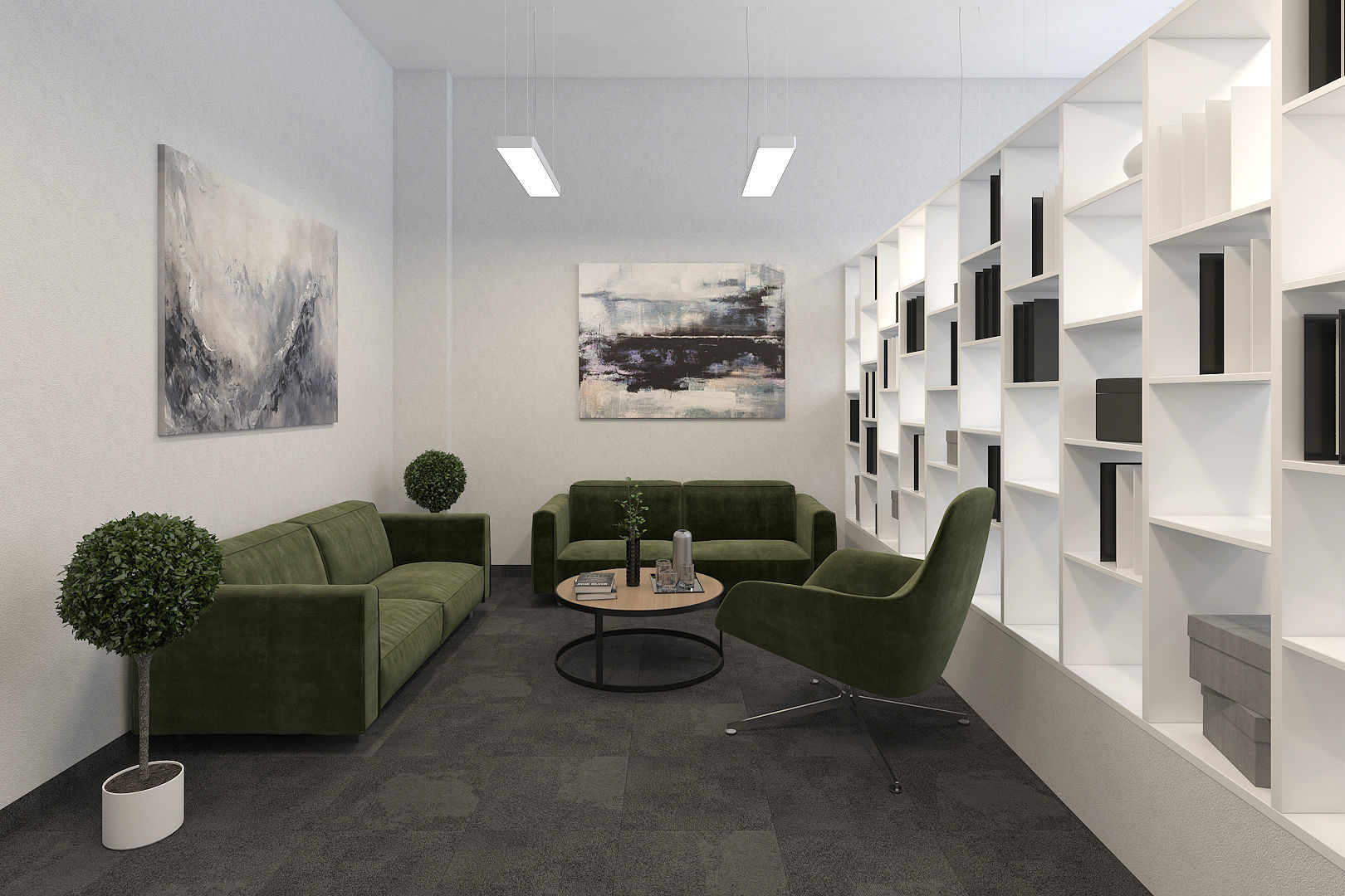 Modern office 3D model | CGTrader