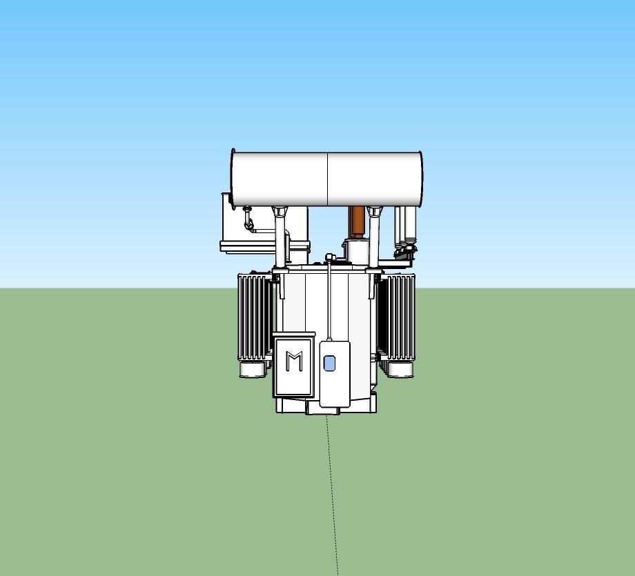 Electrical transformer 3D model animated | CGTrader