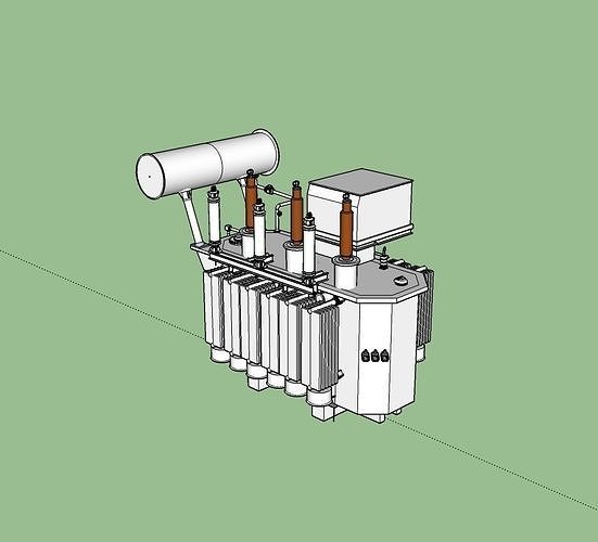 Electrical transformer 3D model animated | CGTrader
