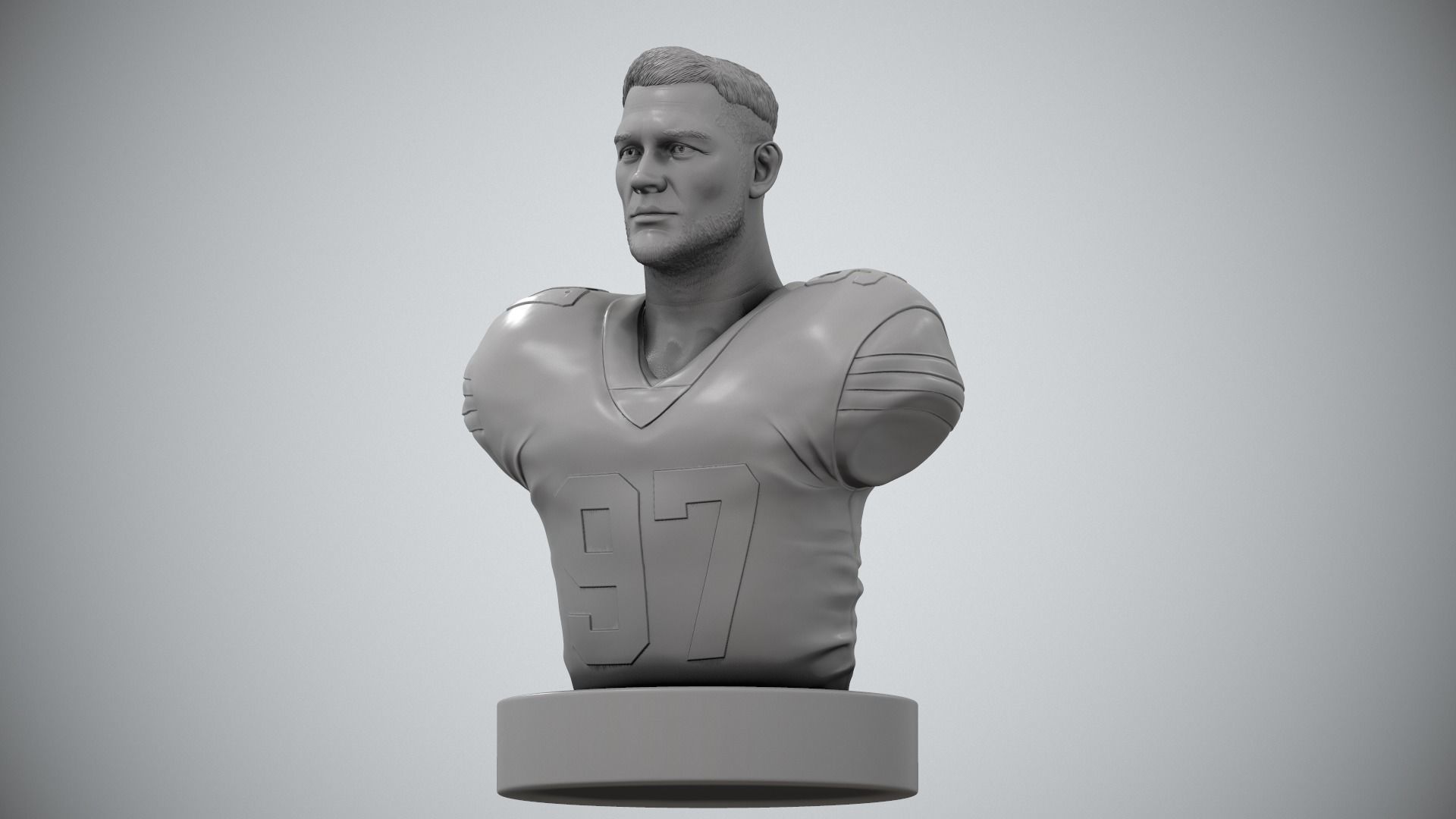 Nick Bosa 3D model 3D printable | CGTrader
