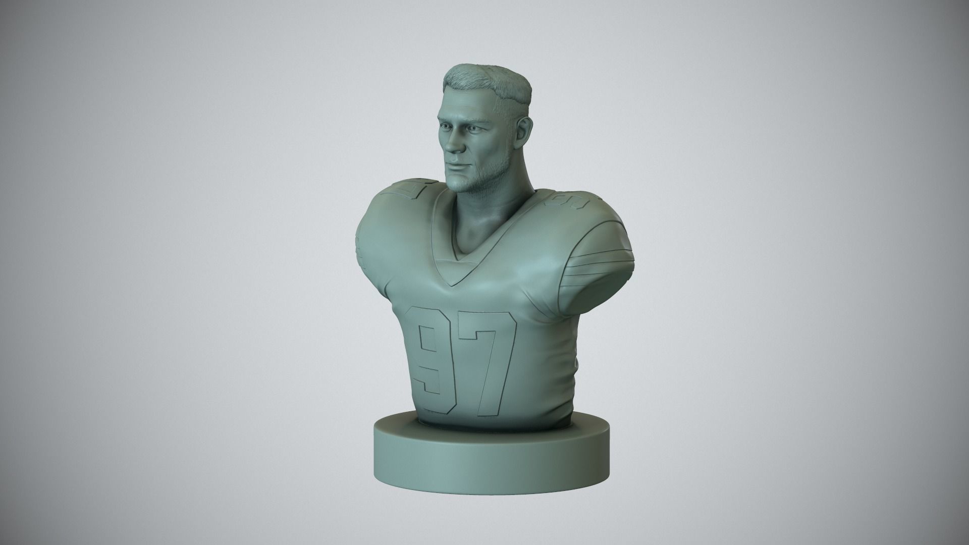 Nick Bosa 3D model 3D printable | CGTrader