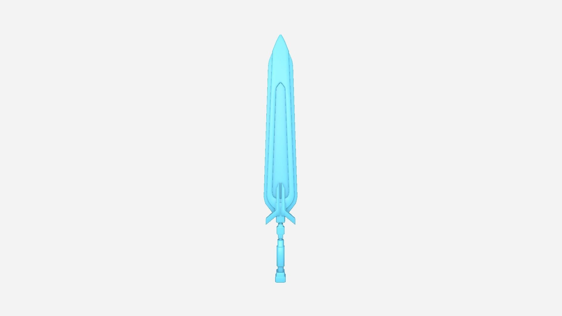 3D model SciFi Sword B09 Black Camo - Sci Fi Weapon Design VR / AR ...