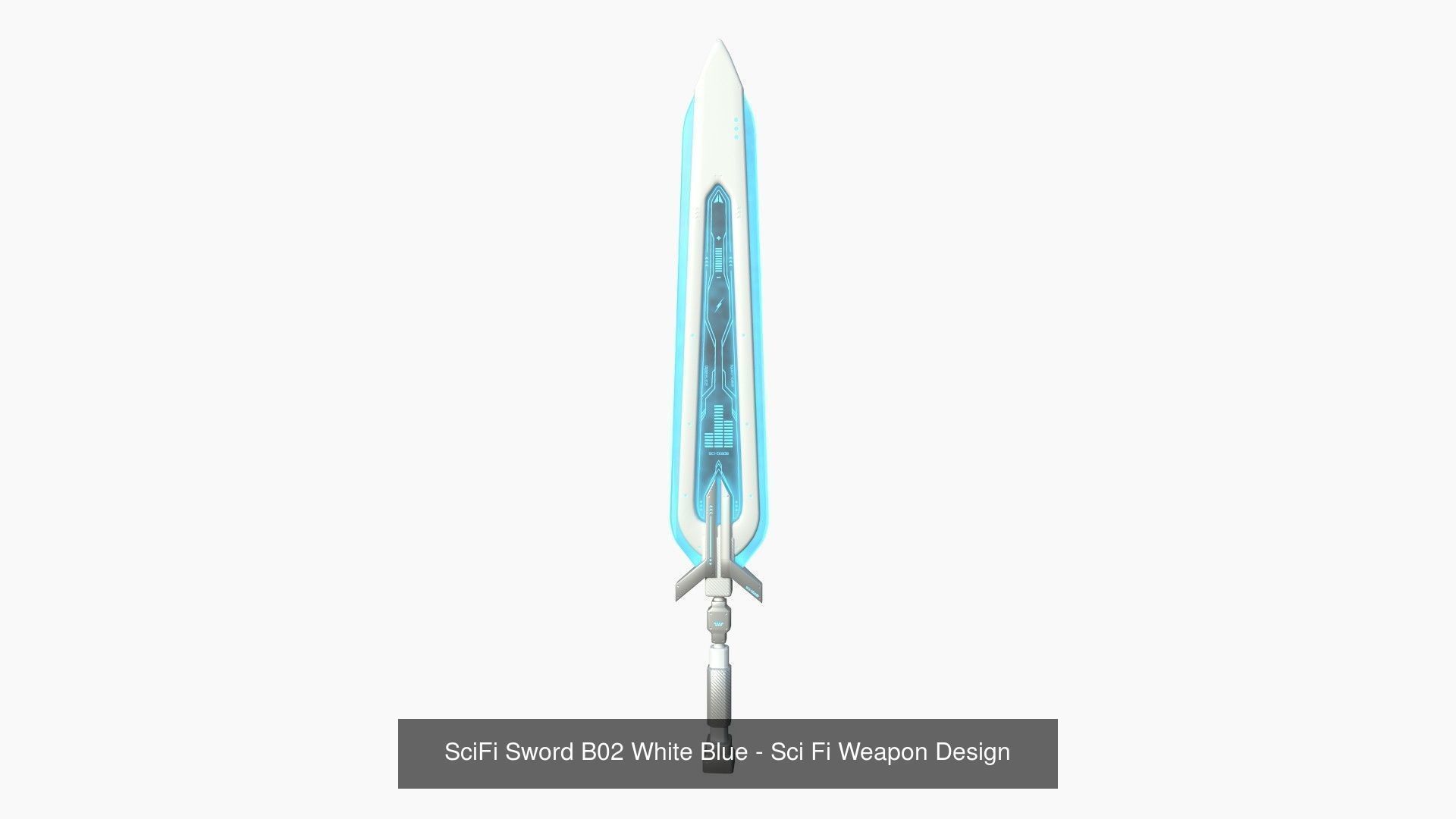 10 SciFi Sword B Collection - Sci Fi Weapon Design VR / AR / low-poly ...