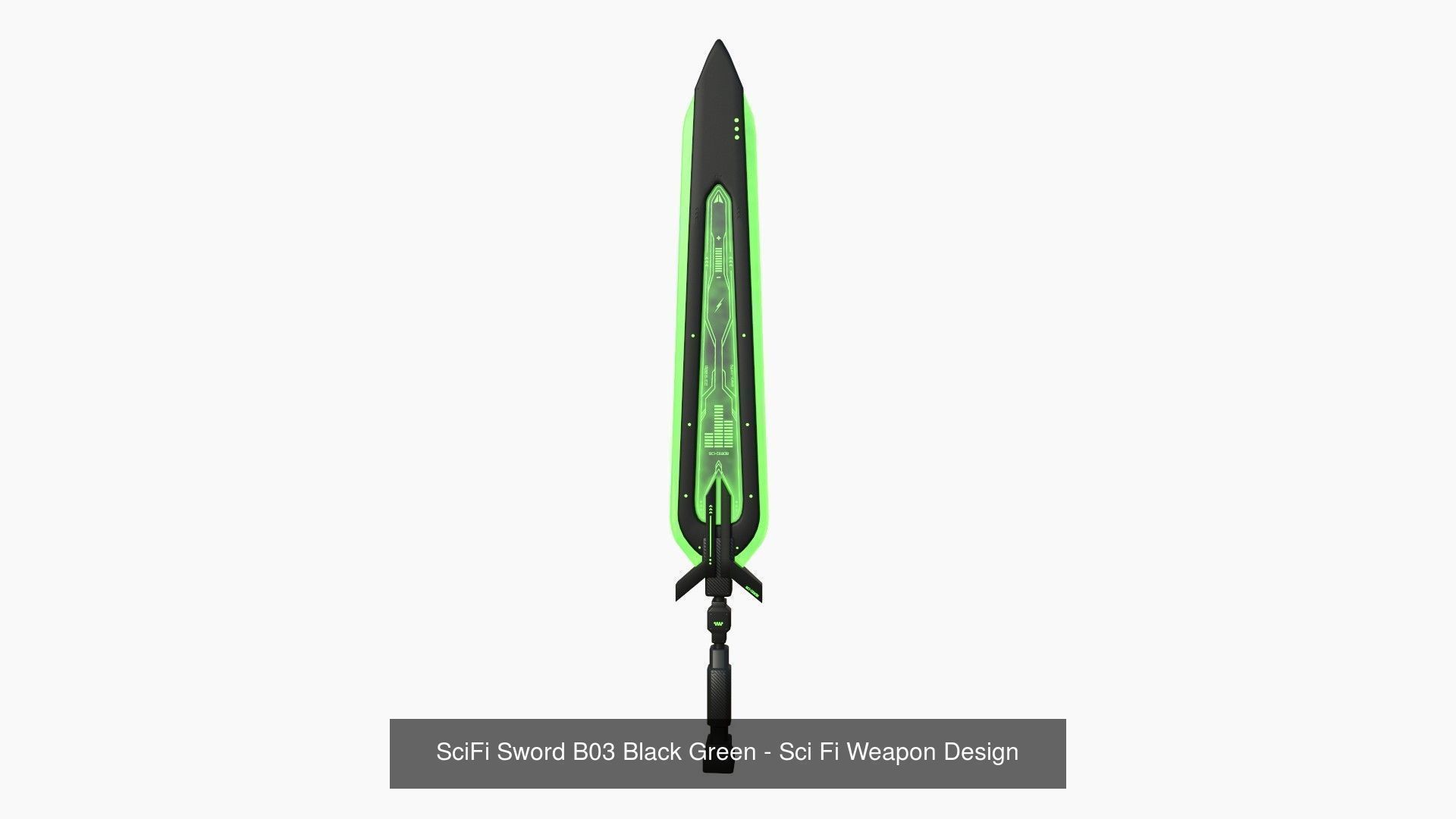 10 SciFi Sword B Collection - Sci Fi Weapon Design VR / AR / low-poly ...