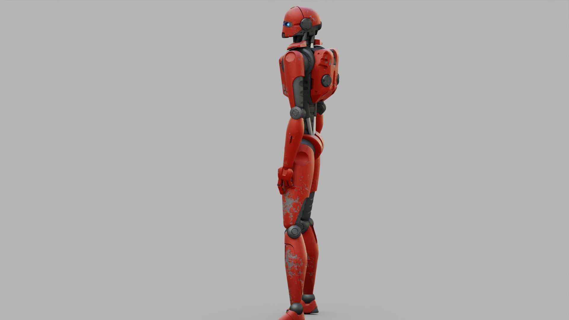 ANDROID MECHA RIGGED 3D model rigged | CGTrader