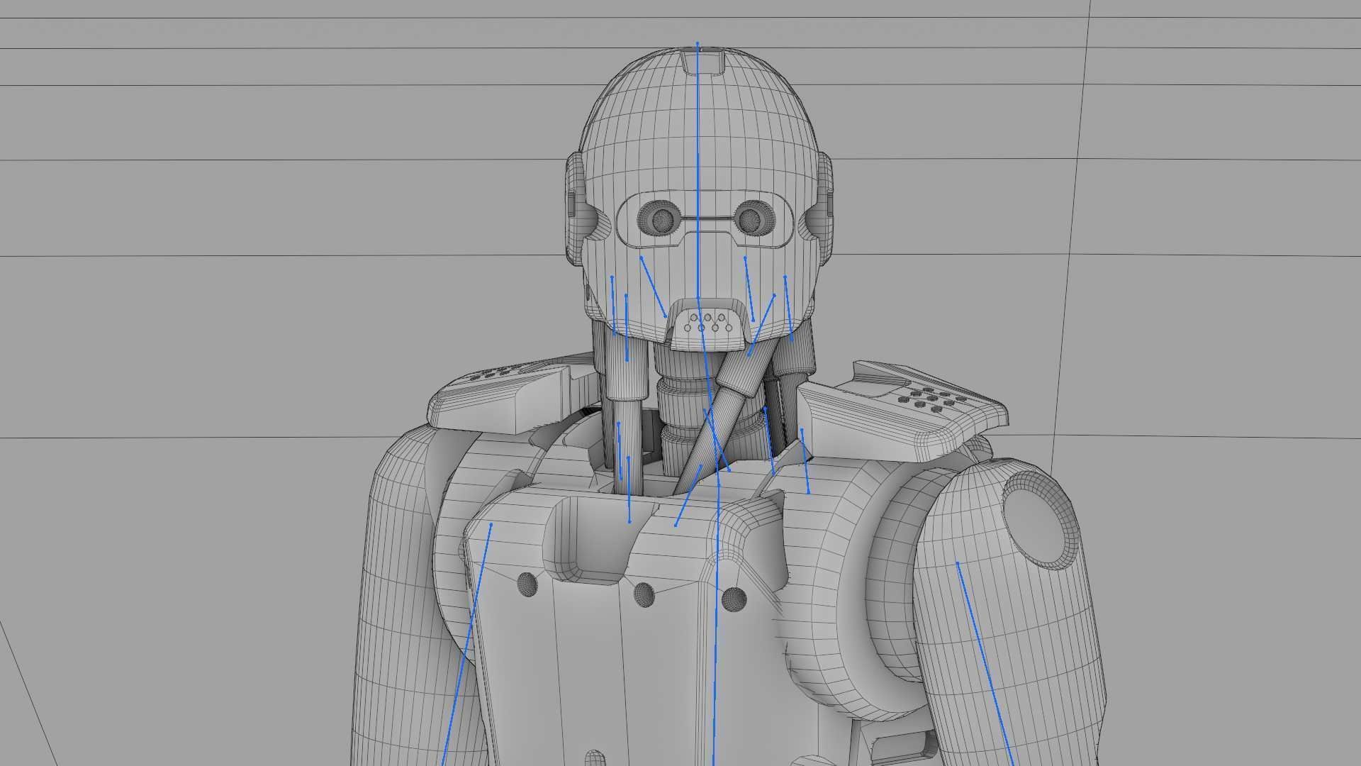 ANDROID MECHA RIGGED 3D model rigged | CGTrader