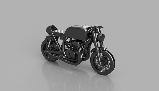 Cafe Racer 3D model 3D printable | CGTrader