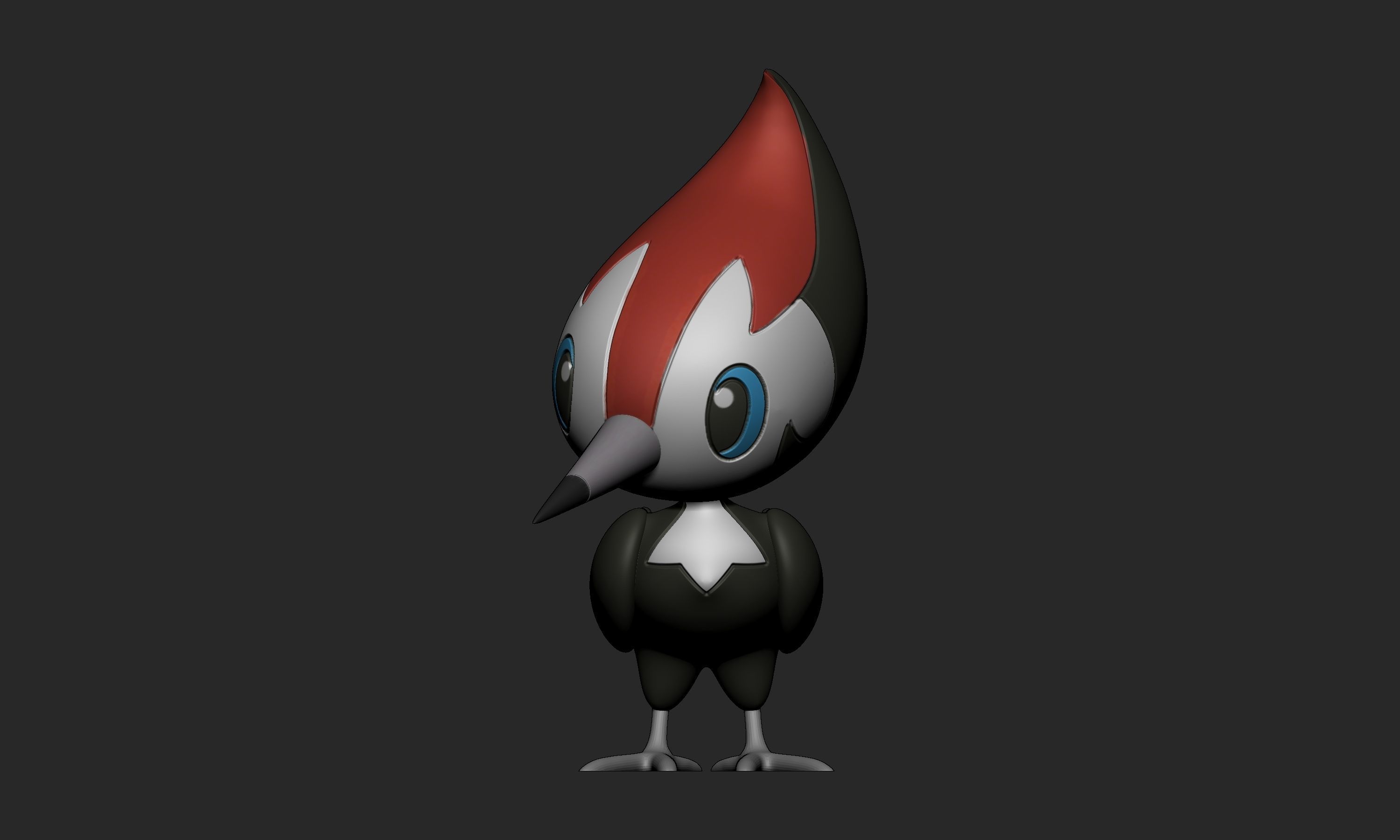 Pokemon - Pikipek with 2 poses 3D model 3D printable | CGTrader