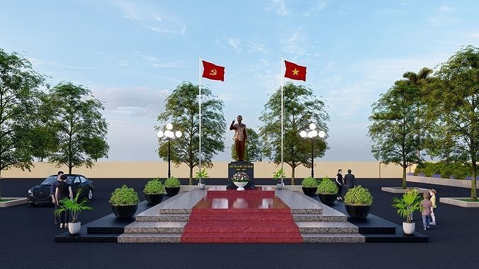 Tuong dai Chu tich Ho Chi Minh - Uncle Ho 3D model 3D model | CGTrader