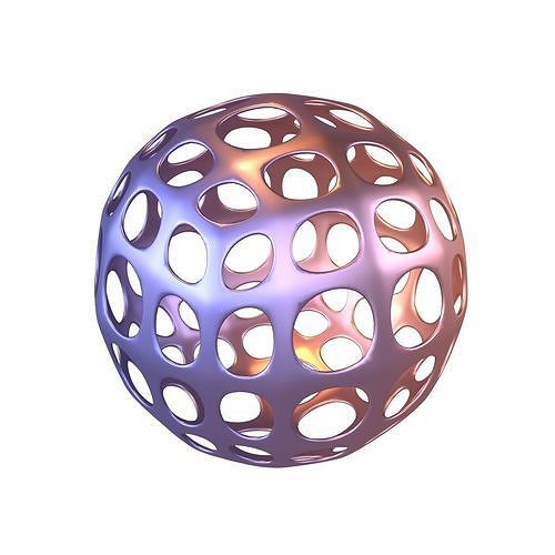 3D model Abstract Sphere Ball v1 004 VR / AR / low-poly | CGTrader