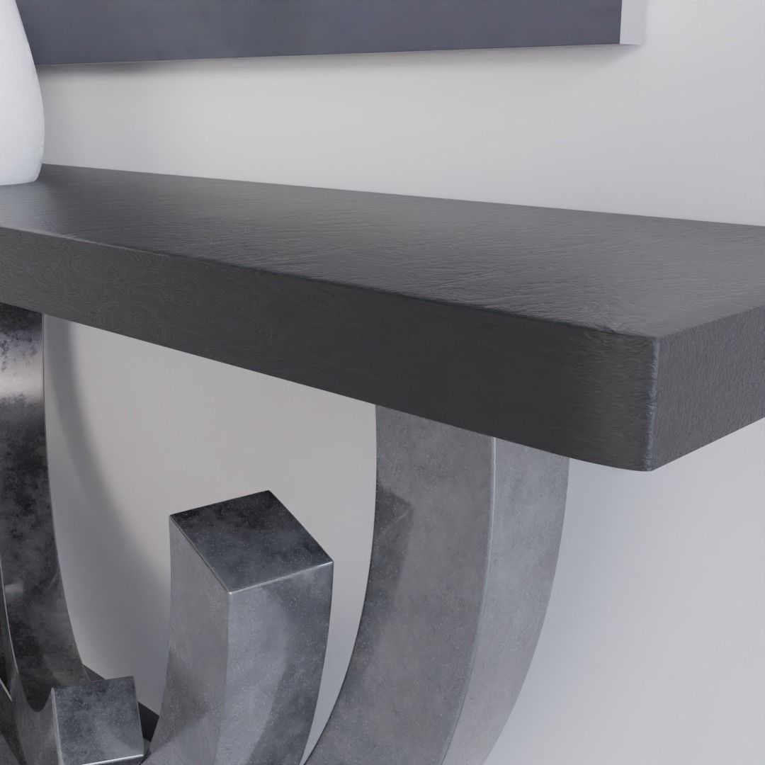 Interior decorative console table 3D model 3D model | CGTrader