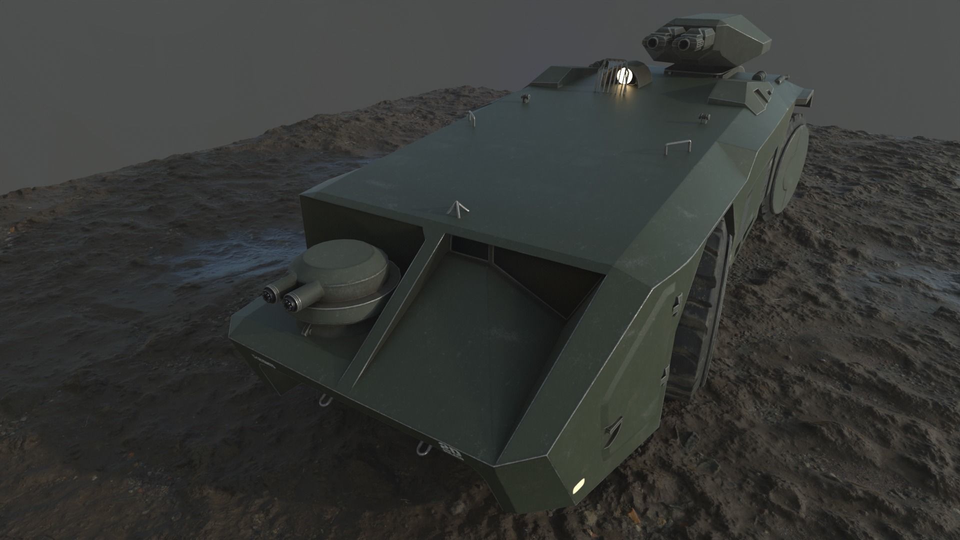 3D model M577 APC VR / AR / low-poly | CGTrader