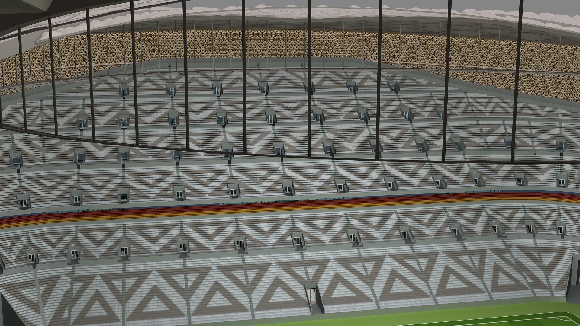 Lusail Iconic Stadium - Fifa World Cup 2022 Qatar 3D Model 3D model ...