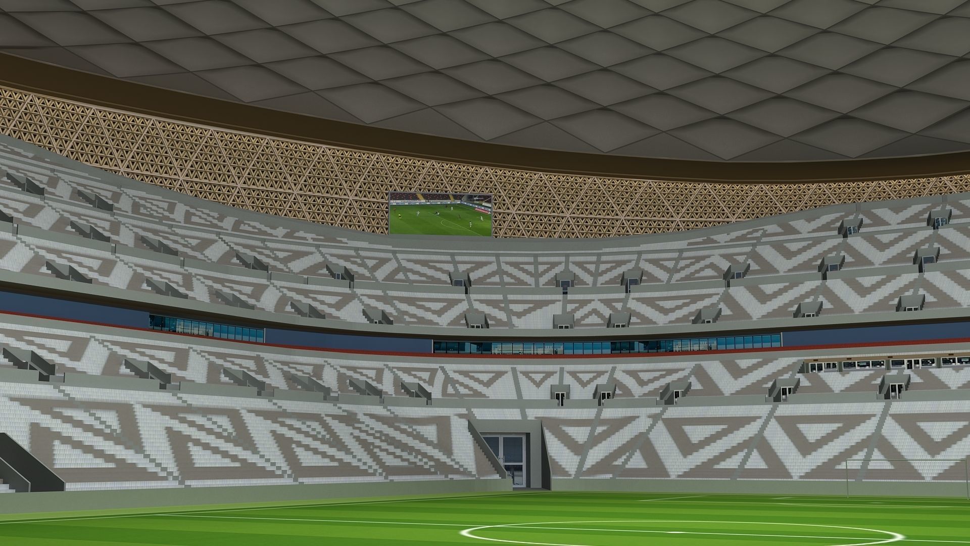 Lusail Iconic Stadium - Fifa World Cup 2022 Qatar 3D Model 3D model ...