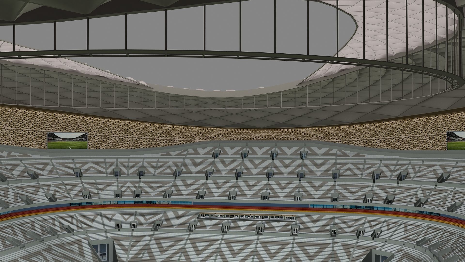 Lusail Iconic Stadium - Fifa World Cup 2022 Qatar 3D Model 3D model ...