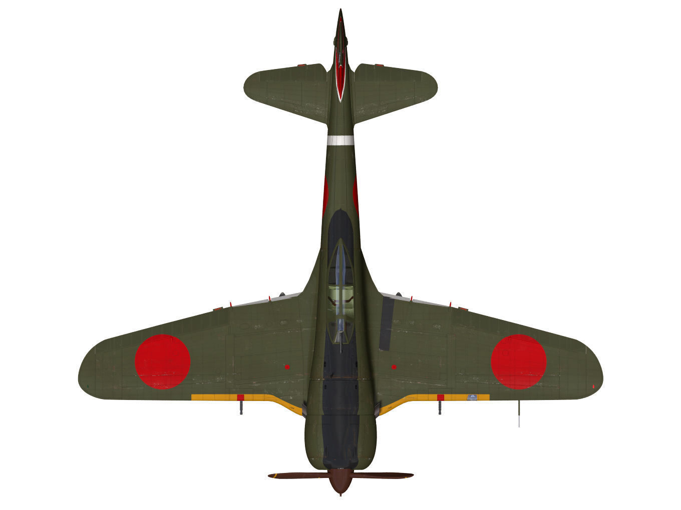 Nakajima Ki44 Tojo type II kou 3D model | CGTrader