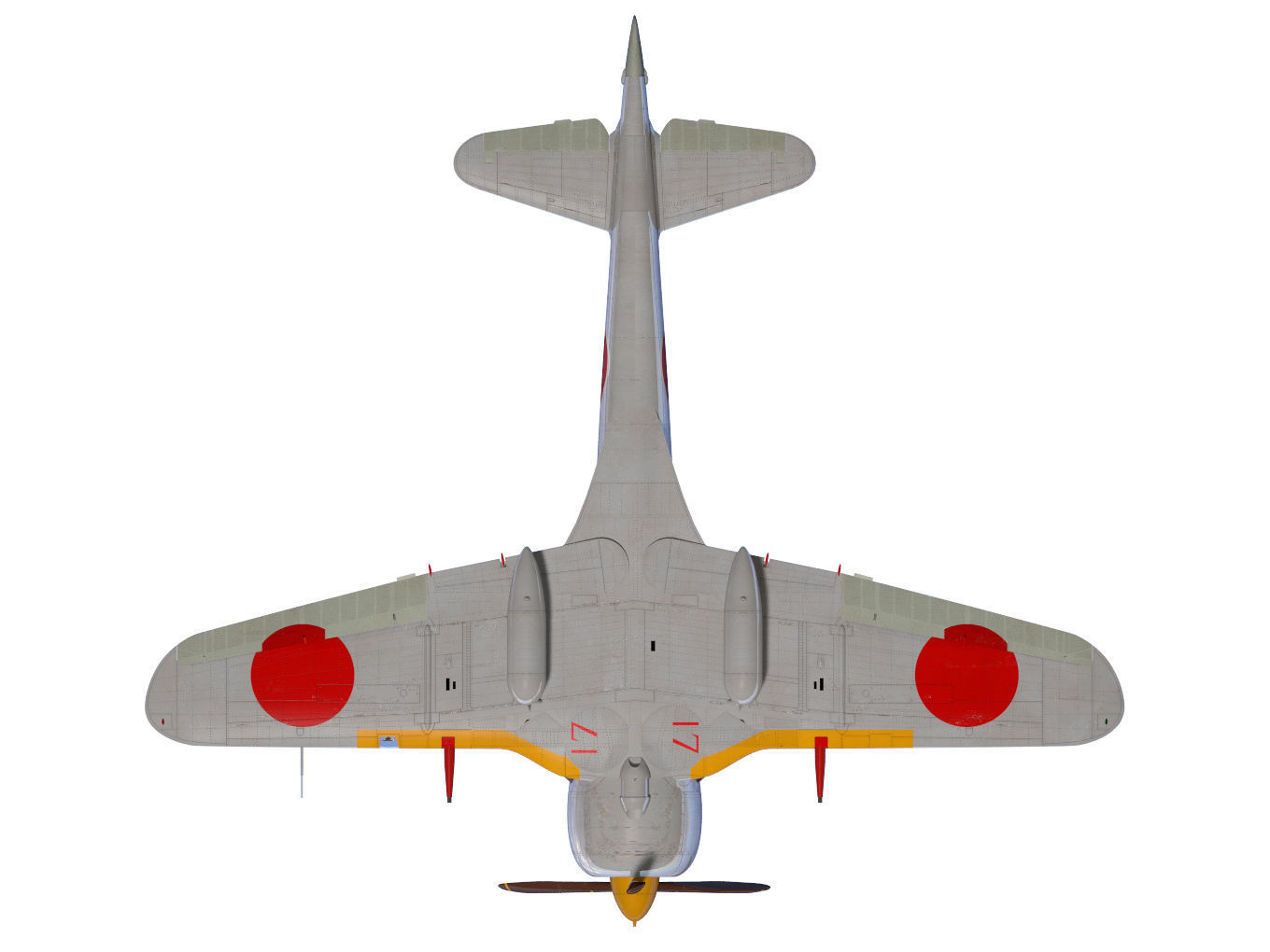 Nakajima Ki44 Tojo type II Otsu 3D model | CGTrader