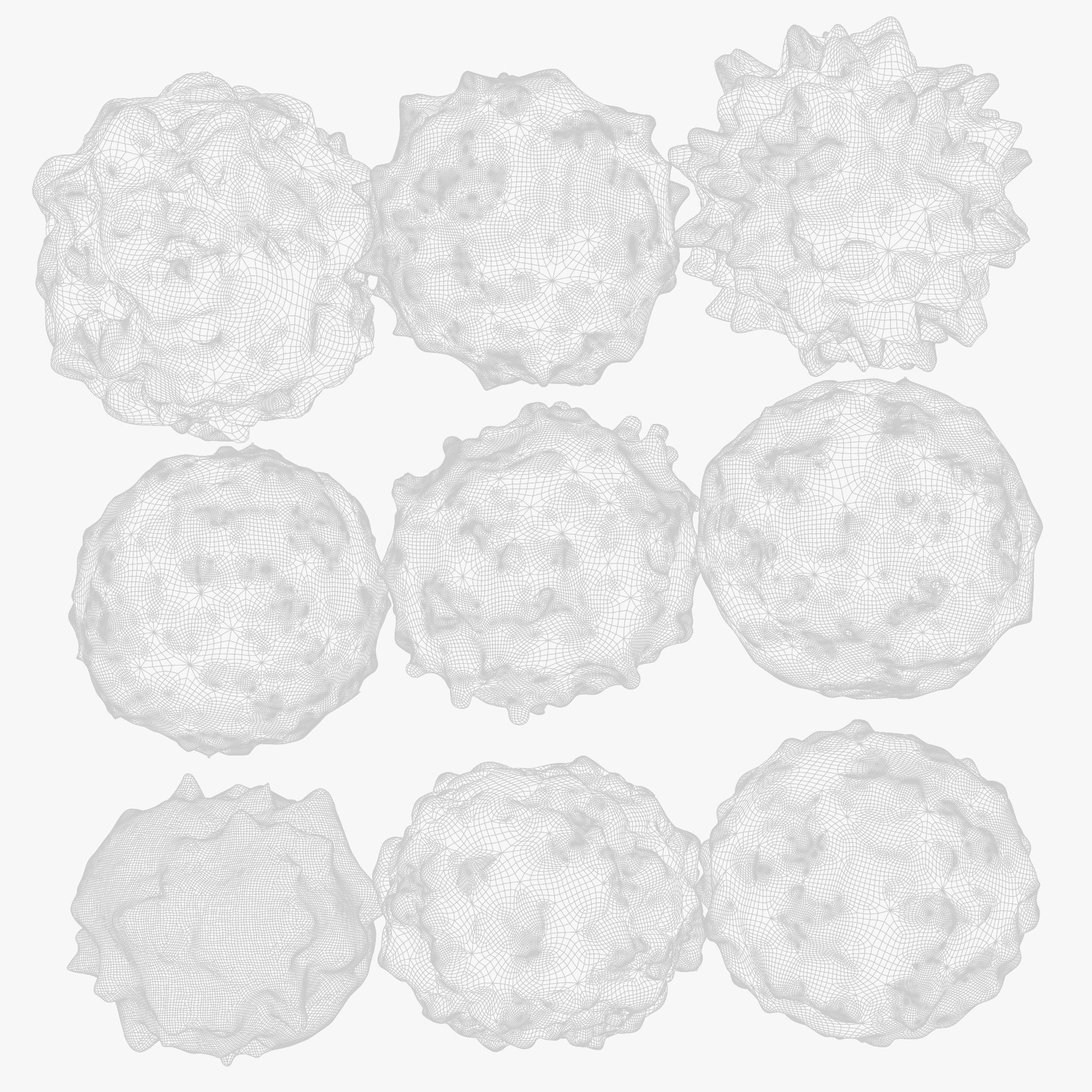 Lymphocytes Pack 3d Model Cgtrader